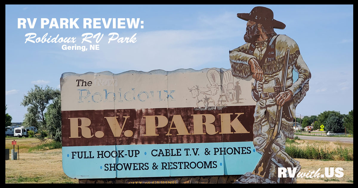 Robidoux RV Park at the base of Scott's Bluff - RV with Us
